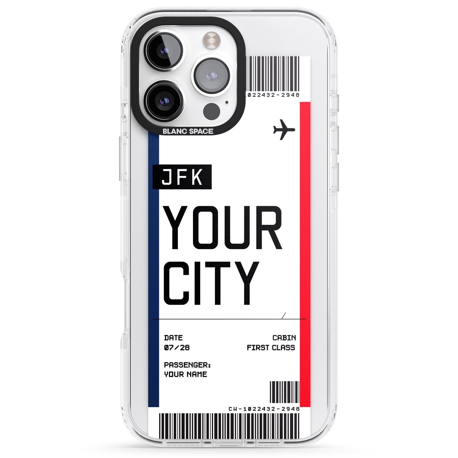 Personalized Boarding Pass Phone Case for iPhone & Samsung – Custom ...