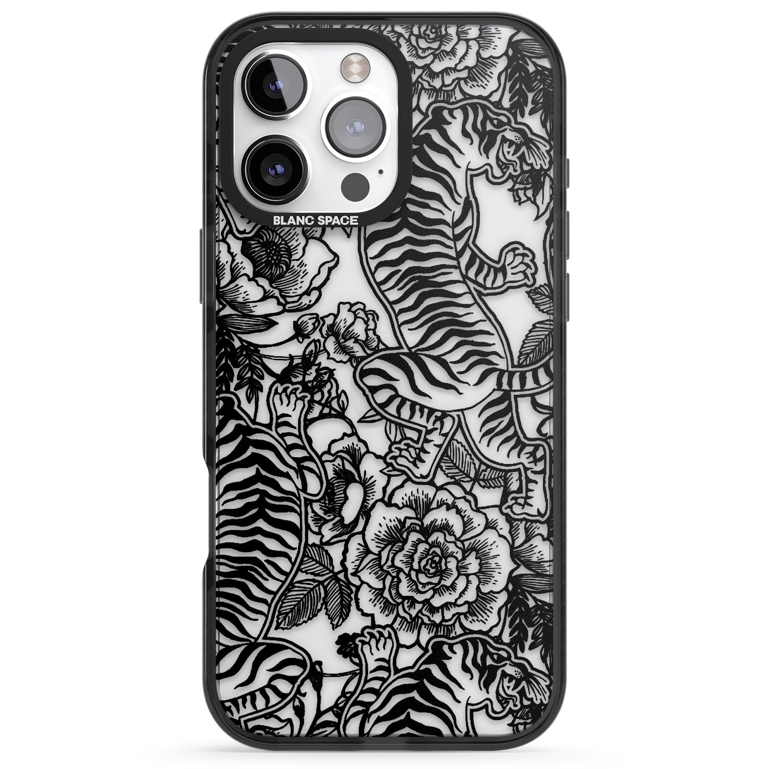 Personalised Chinese Tiger Pattern iPhone Case - Blanc Space