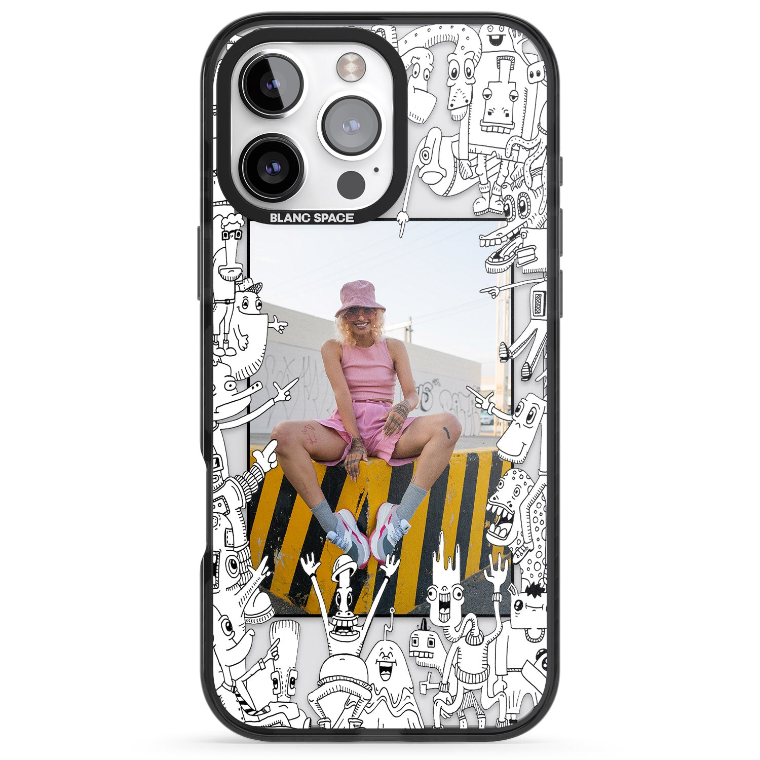 Personalised Look At This Photo Case iPhone Case - Blanc Space
