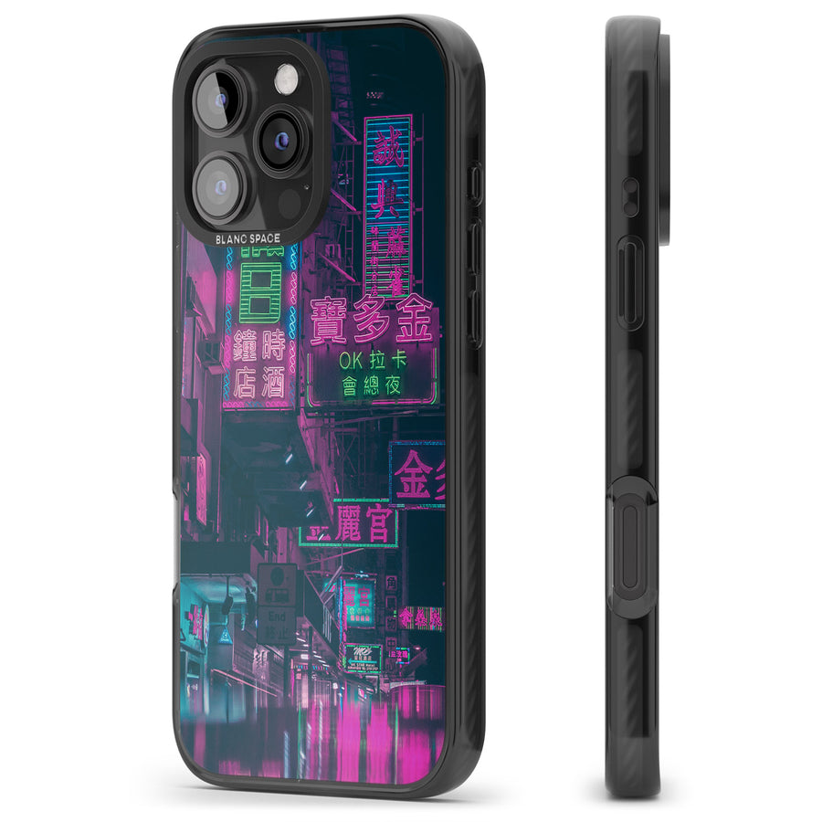 Rainy Reflections - Neon Cities Photographs iPhone Case - iPhone 11 Pro ...