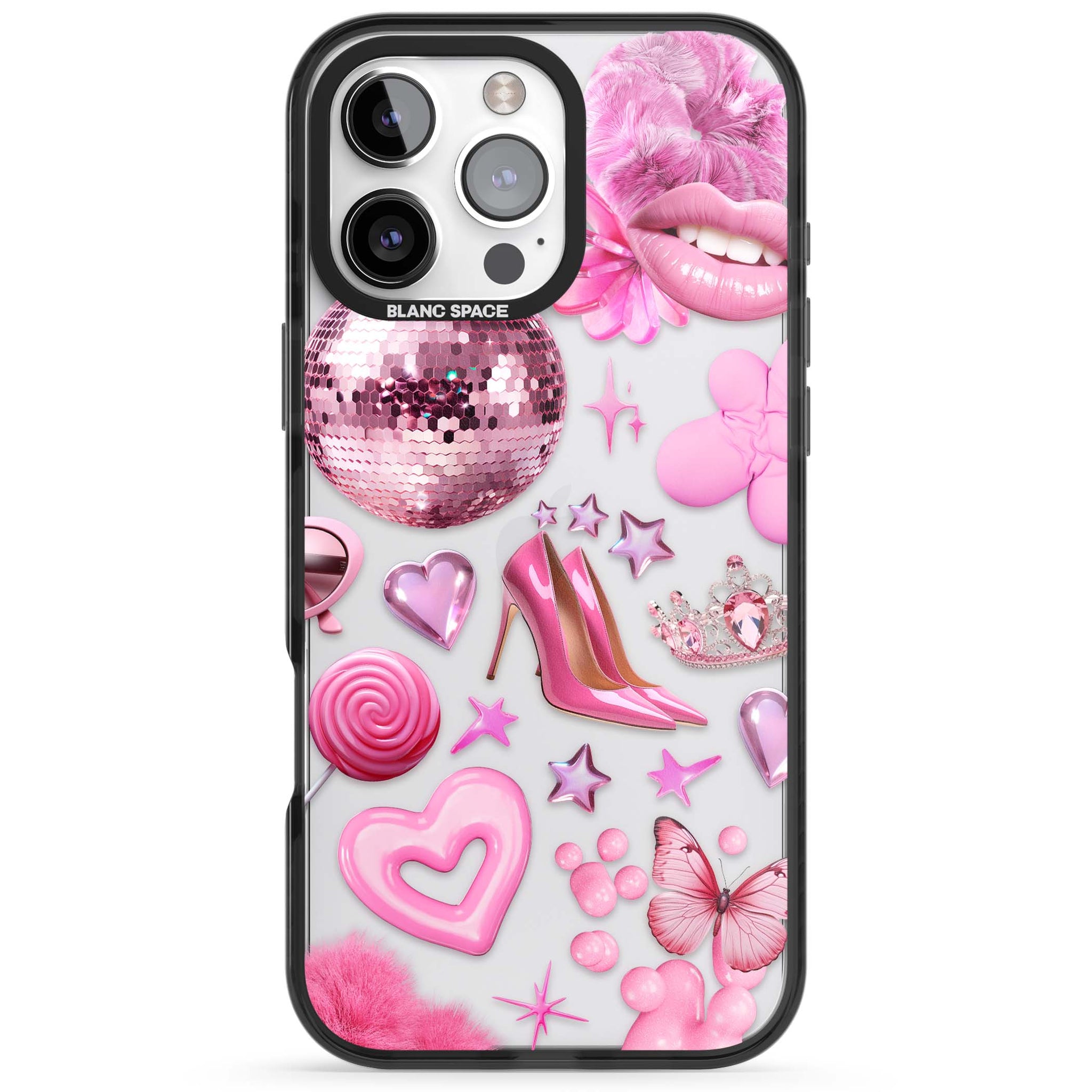 Pink Glam Phone Case for iPhone & Samsung - Bold and Stylish