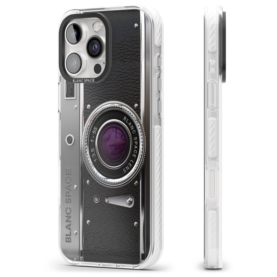 Vintage Retro Classic Camera iPhone Case - Blanc Space