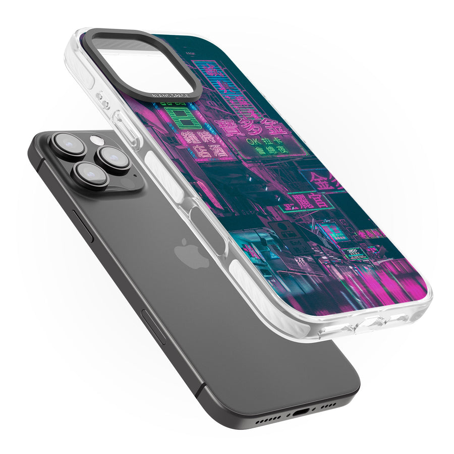 Rainy Reflections - Neon Cities Photographs iPhone Case - iPhone 11 Pro ...
