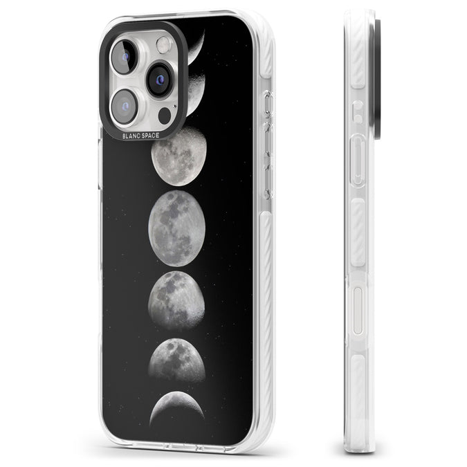 Phases Of The Moon iPhone Case - Blanc Space