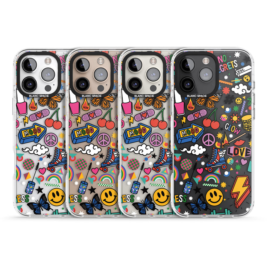 Electric Love iPhone Case - iPhone XR / Black Impact Case - Blanc Space
