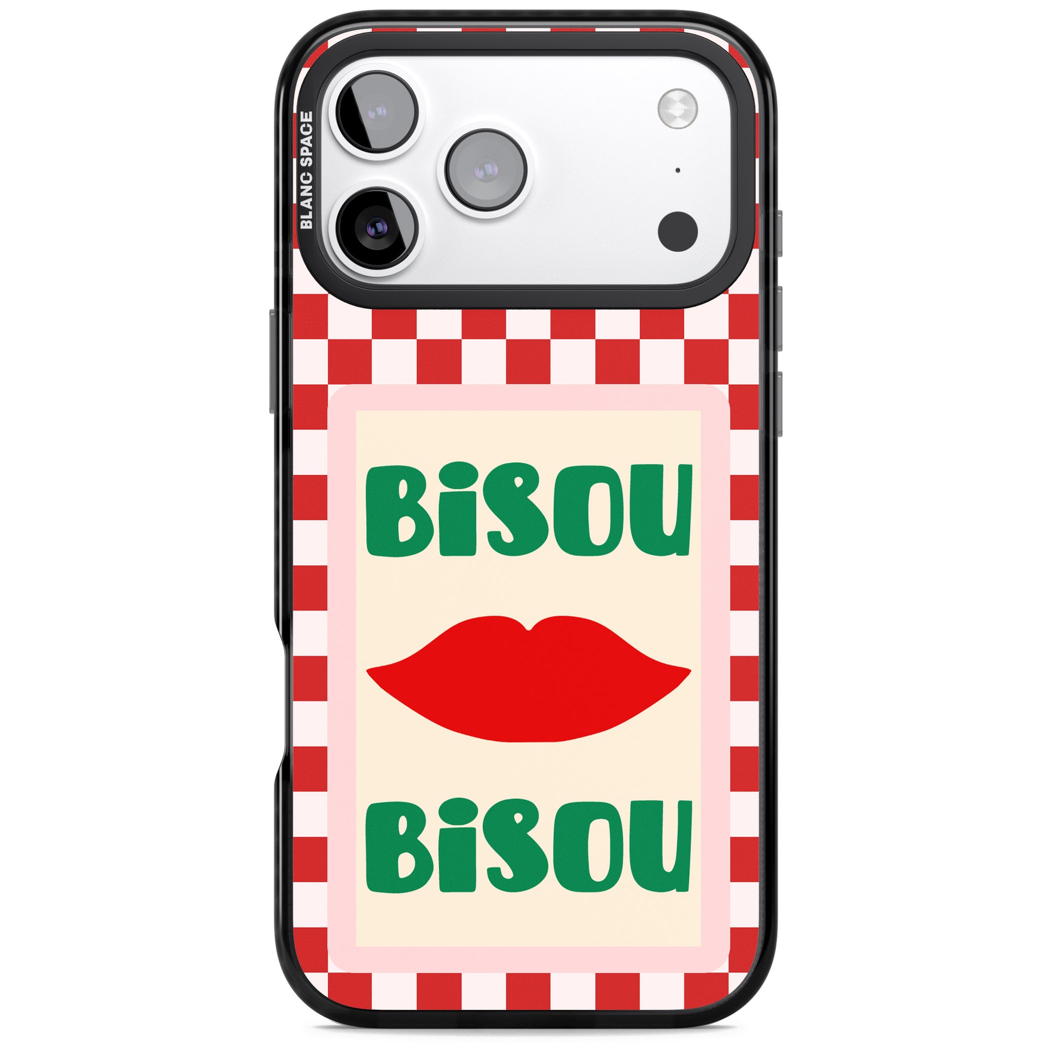 Bisou Kiss Wallpaper iPhone Case | Blanc Space