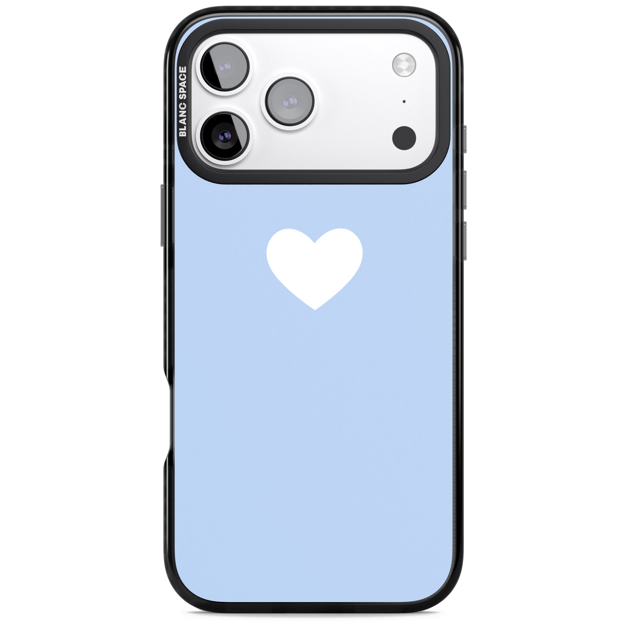 Single Heart Design Heart Wallpaper iPhone Case | Blanc...