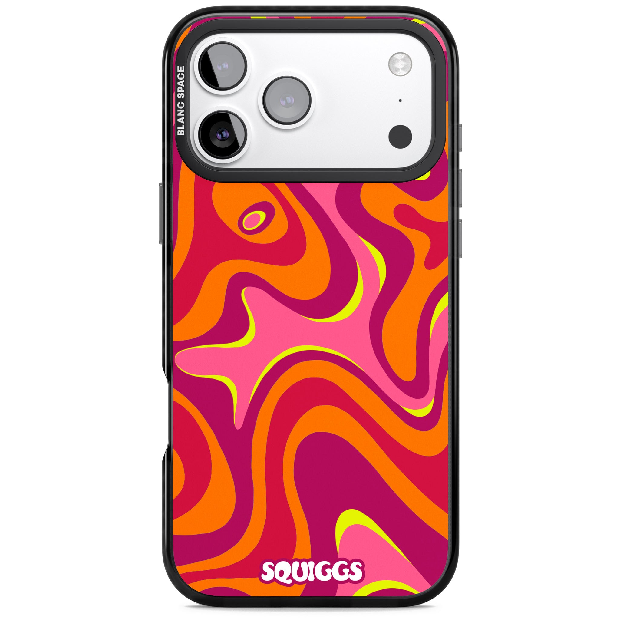 Hot Lava Abstract Art iPhone Case | Blanc Space