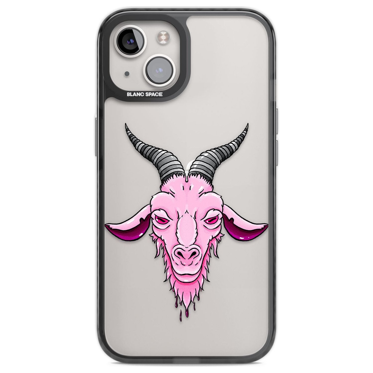 Ba-phomet iPhone Case - iPhone 12 / Black Impact Case - Blanc Space