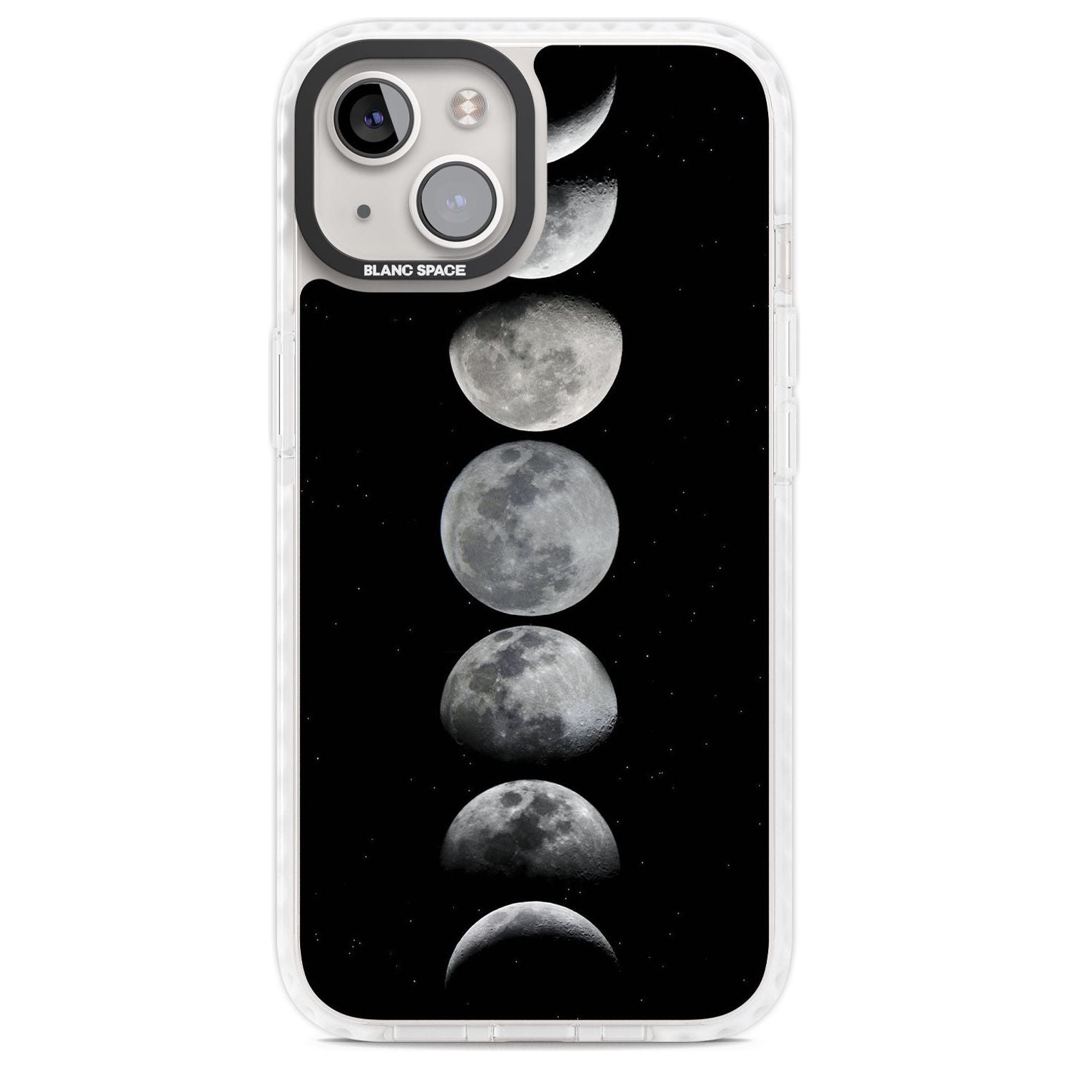 Phases Of The Moon iPhone Case - iPhone 12 / Clear Impact Case - Blanc ...