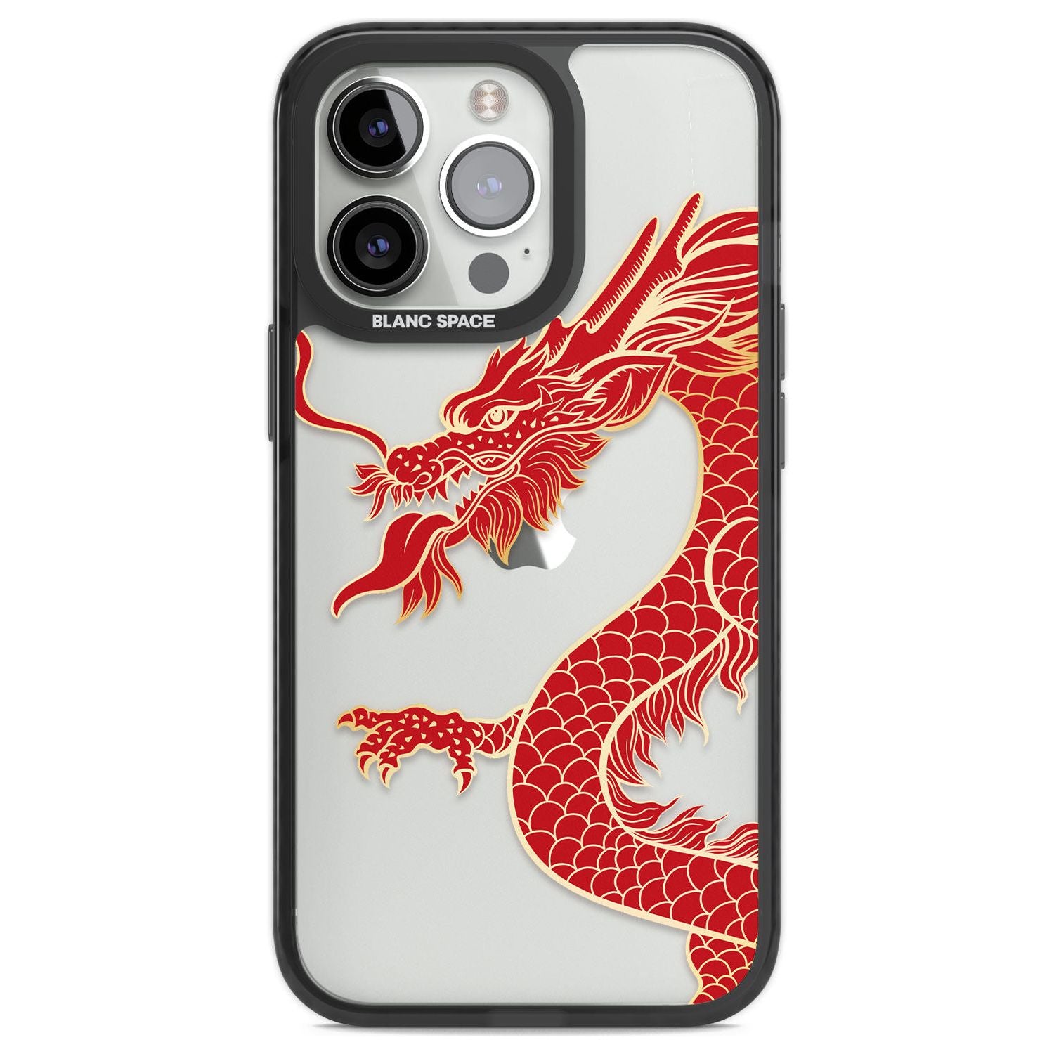 Large Red Dragon iPhone Case - Blanc Space