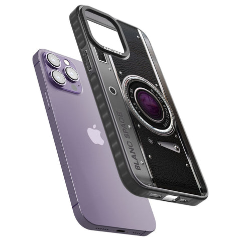 Vintage Retro Classic Camera iPhone Case - Blanc Space