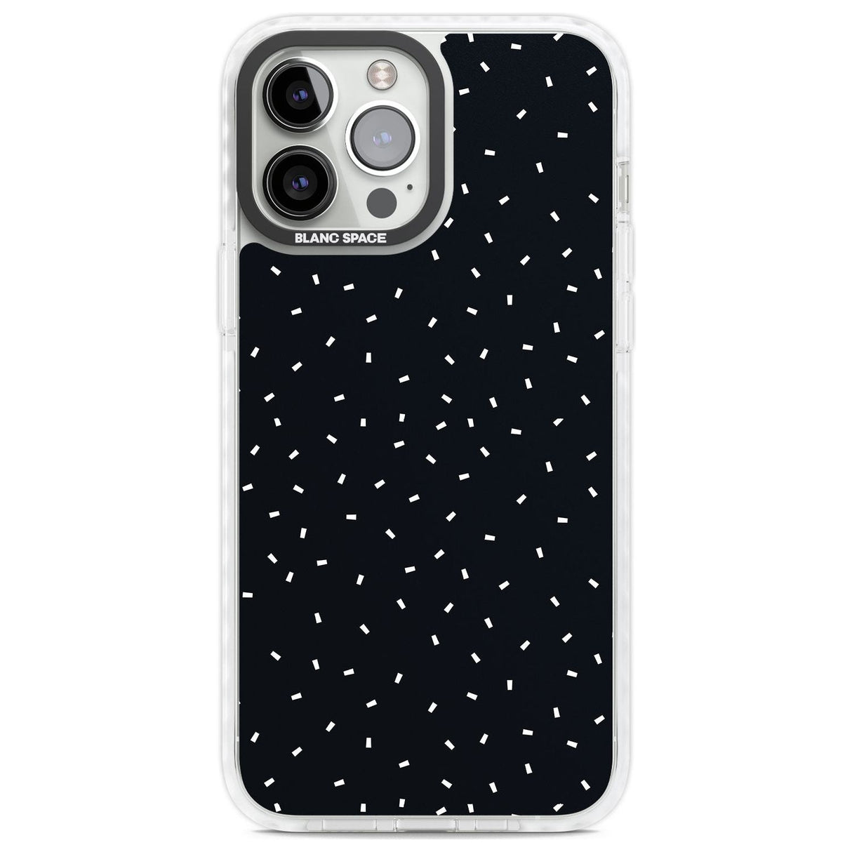 Confetti (Black) iPhone Case - Blanc Space